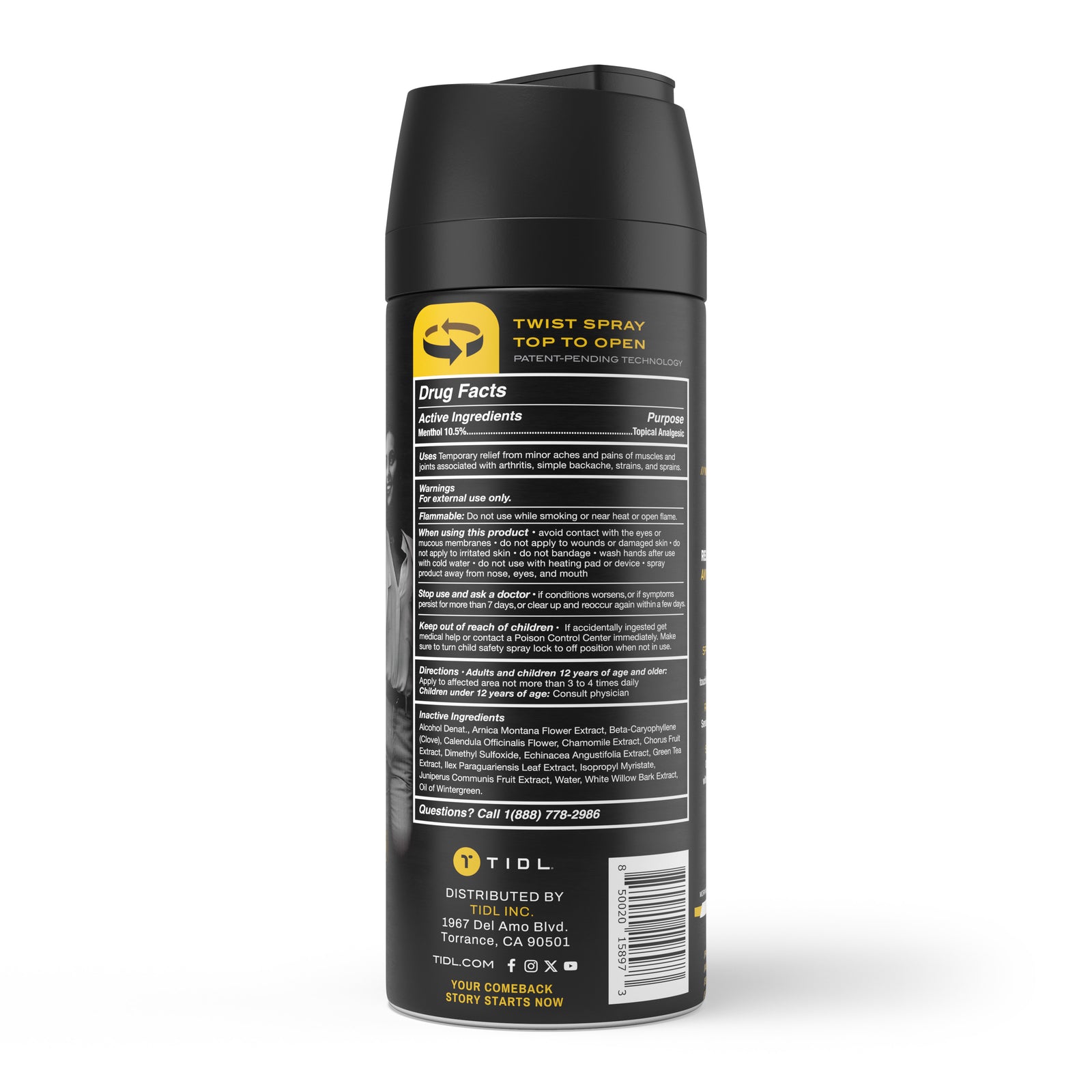 TIDL CRYOTHERAPY SPRAY