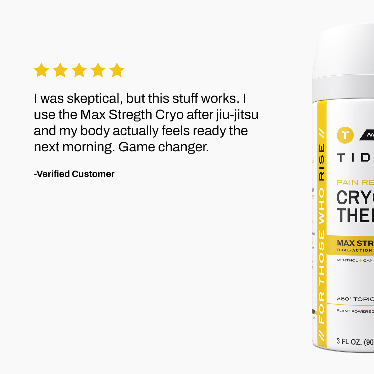 TIDL MAX STRENGTH SPRAY